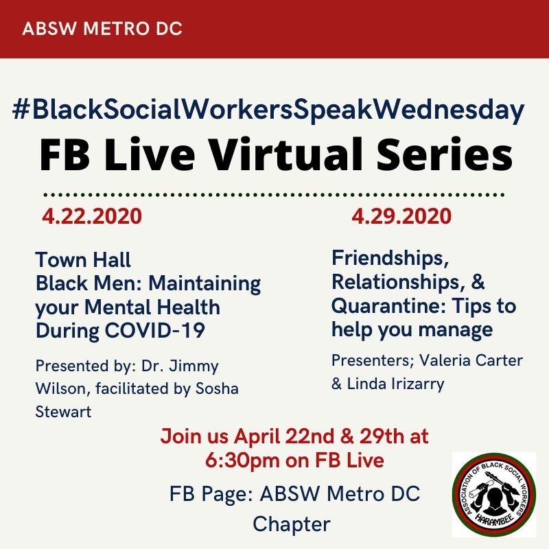 #BlackSocialWorkersSpeakWednesday - ABSW Metro DC Chapter